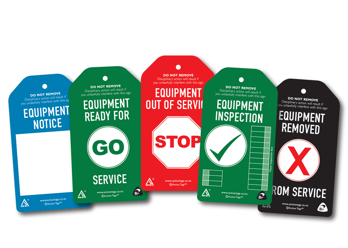 Equipment Tags Pack (5 packs for the price of 4) – Action Tags