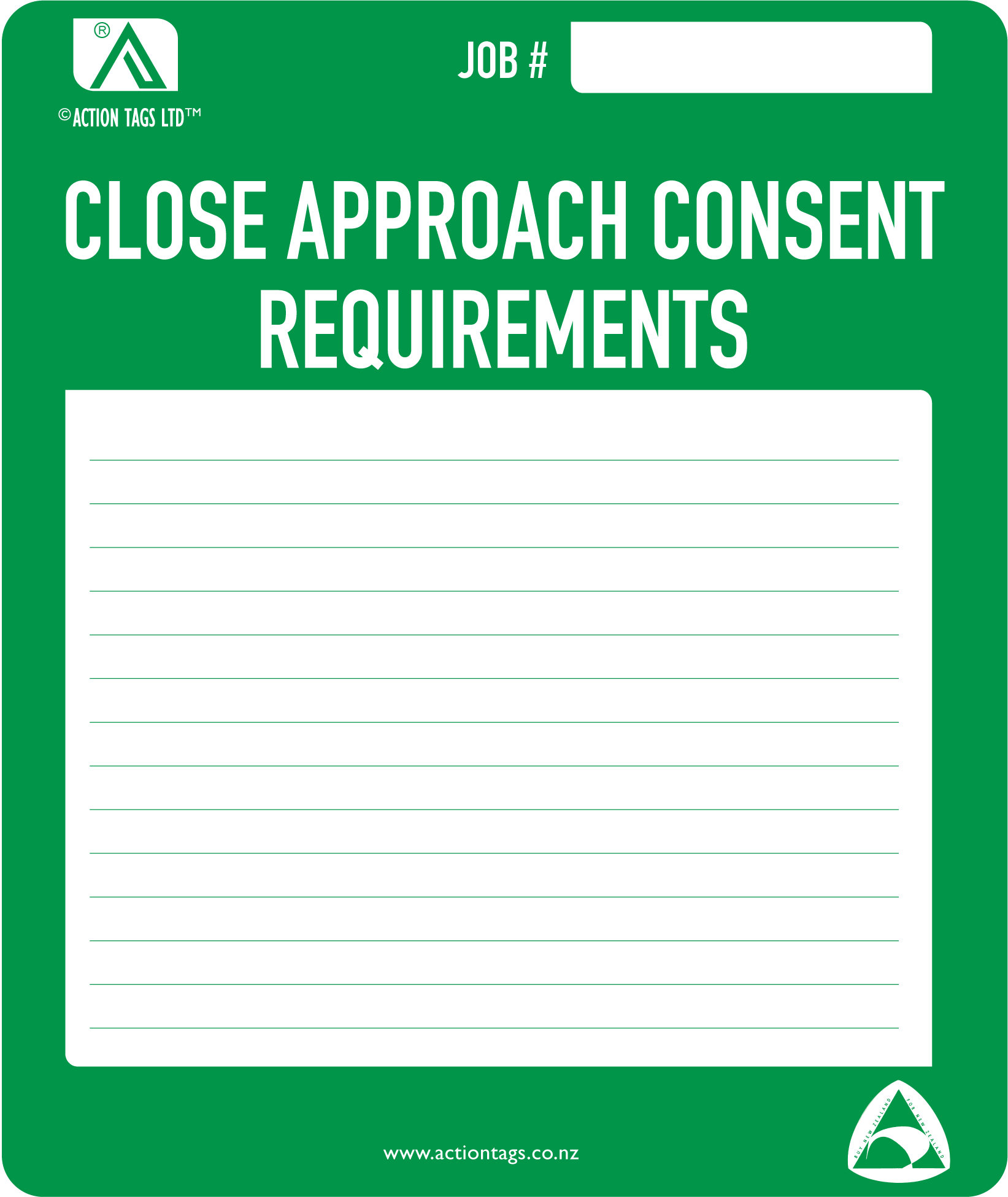 Live Overhead Wires Card (Pack of 25) – Action Tags