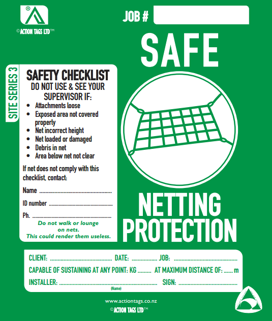 Safety Net Cards (Pack of 25) – Action Tags