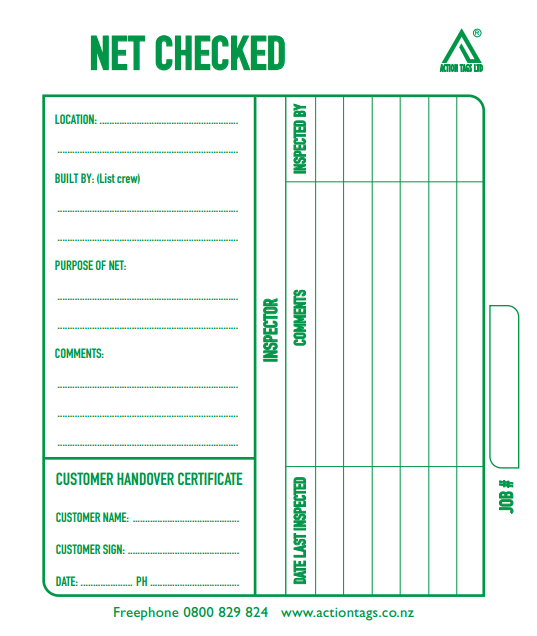 Safety Net Cards (Pack of 25) – Action Tags